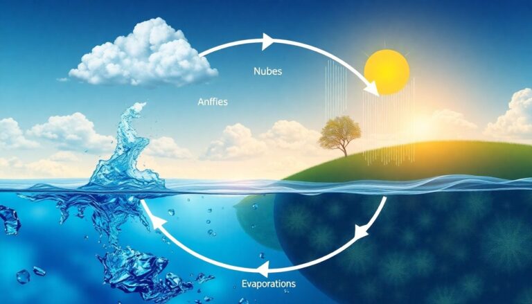 ¿Qué es la evaporación en el ciclo del agua?